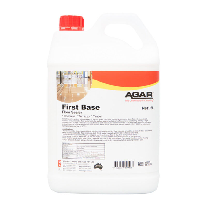 Agar FIRST BASE 5lt – Sandhurst Cleaning Supplies
