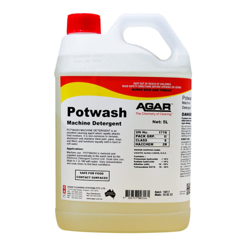 Agar POTWASH 5lt – Sandhurst Cleaning Supplies