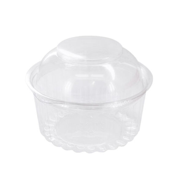 PET Clear Bowls with Dome Hinged Lids – Sandhurst Cleaning Supplies