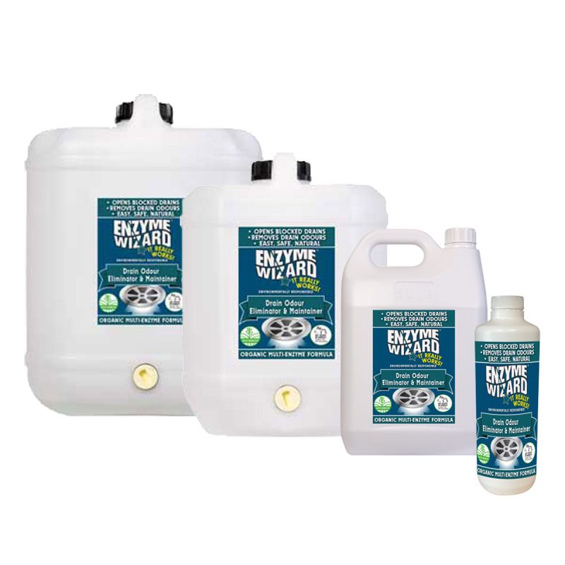 Enzyme Wizard Drain Odour Eliminator & Maintainer – Sandhurst Cleaning ...